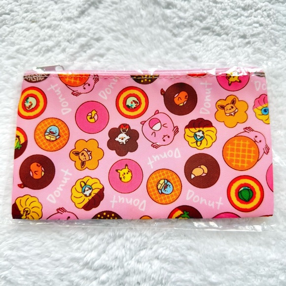 Pokemon | Bags | Pokemon Pouch Pencil Case Bag Pink Mister Donut 7 ...